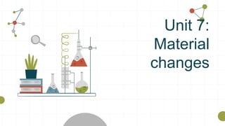 Material changes, Acids, AlKali, neutralization reaction | PPT