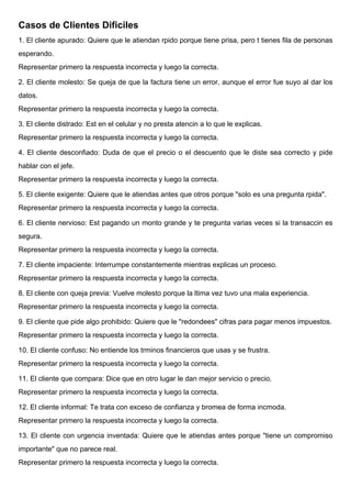 material para charla_atencion_cliente- estudiantespdf | PDF