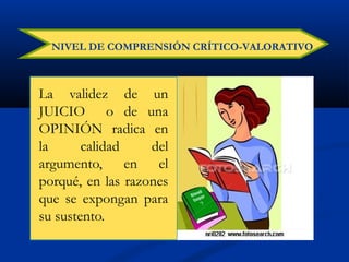 Niveles de comprension lectora en ppt | PPT