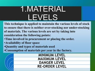 Material control | PPTX
