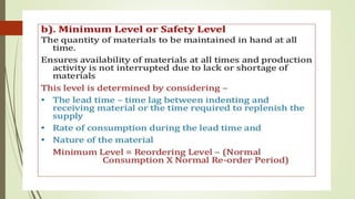 Material control ppt | PPT