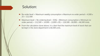 Material control ppt | PPT