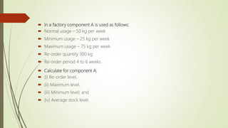 Material control ppt | PPT