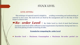 Material cost and control | PPTX