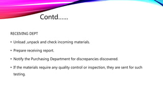Material cost control: issue control | PPTX