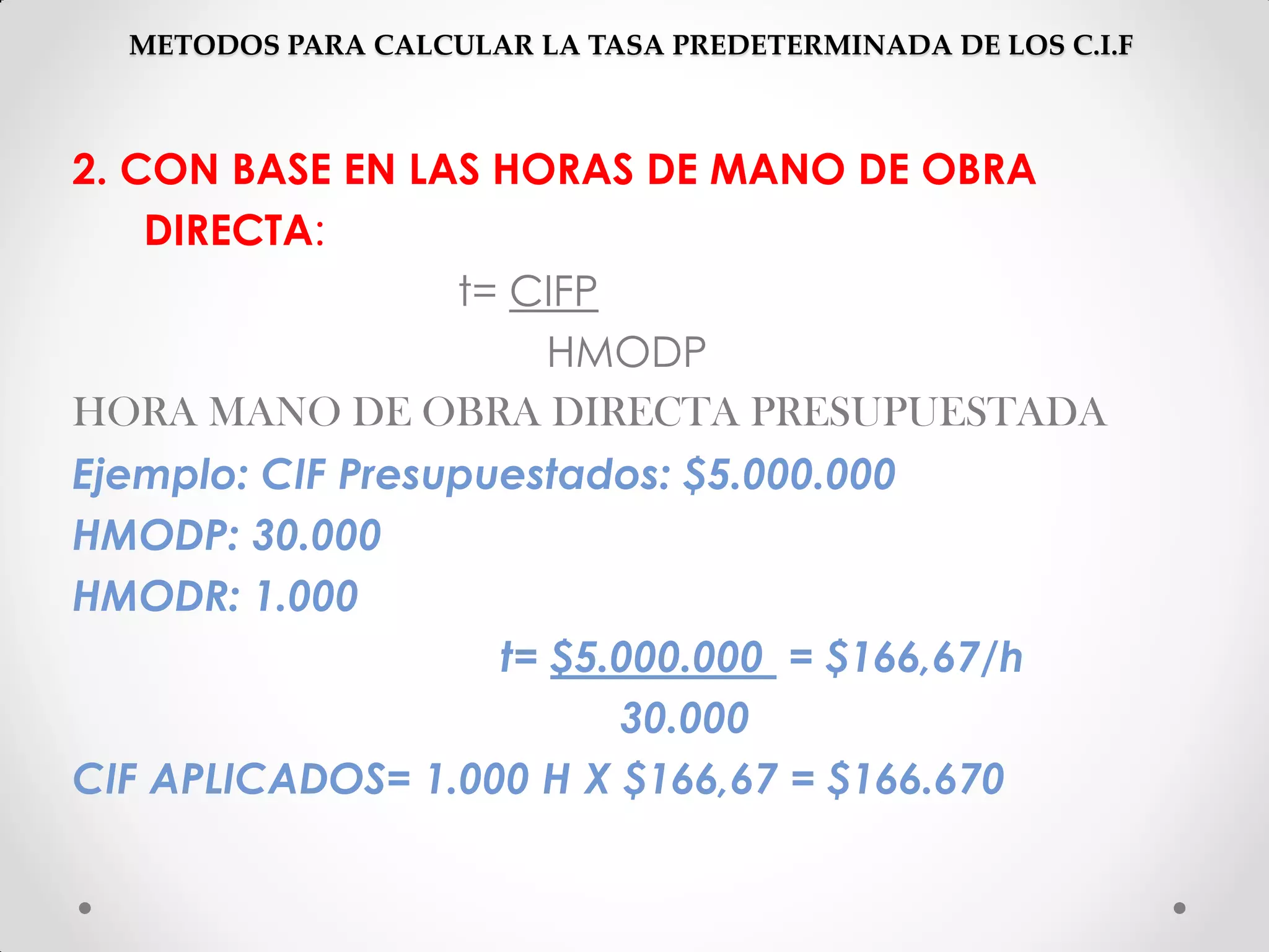 Costos indirectos de fabricación cif | PDF
