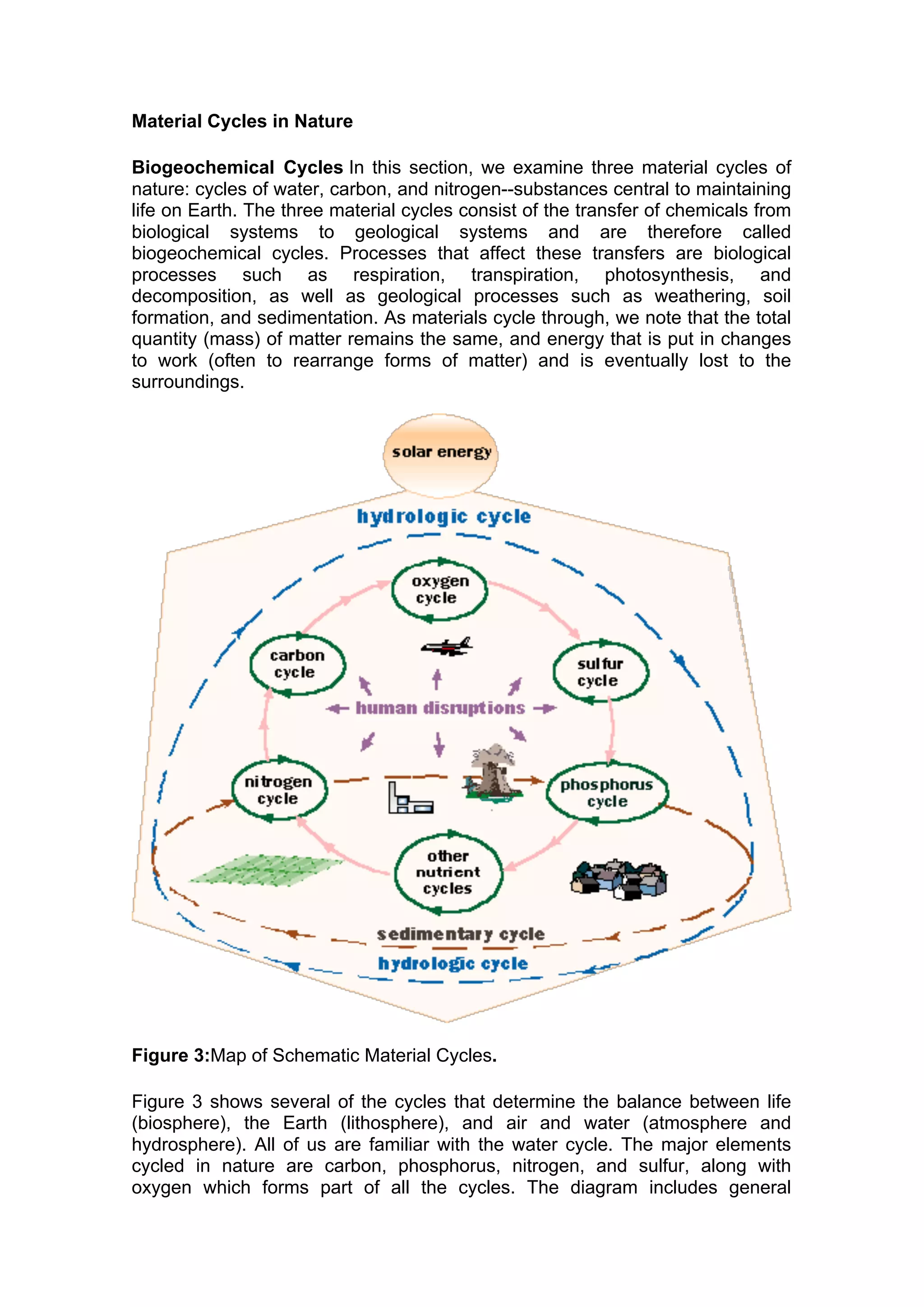 Material cycles in nature | PDF