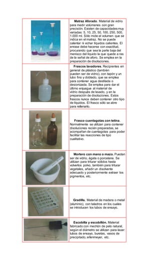 Material de laboratorio | DOCX