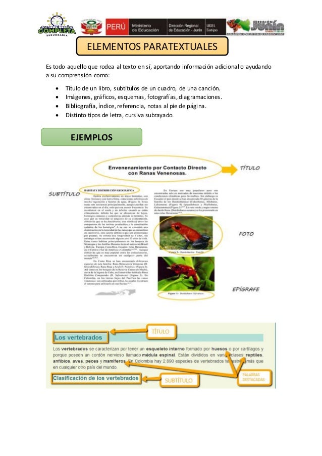 Elementos paratextuales