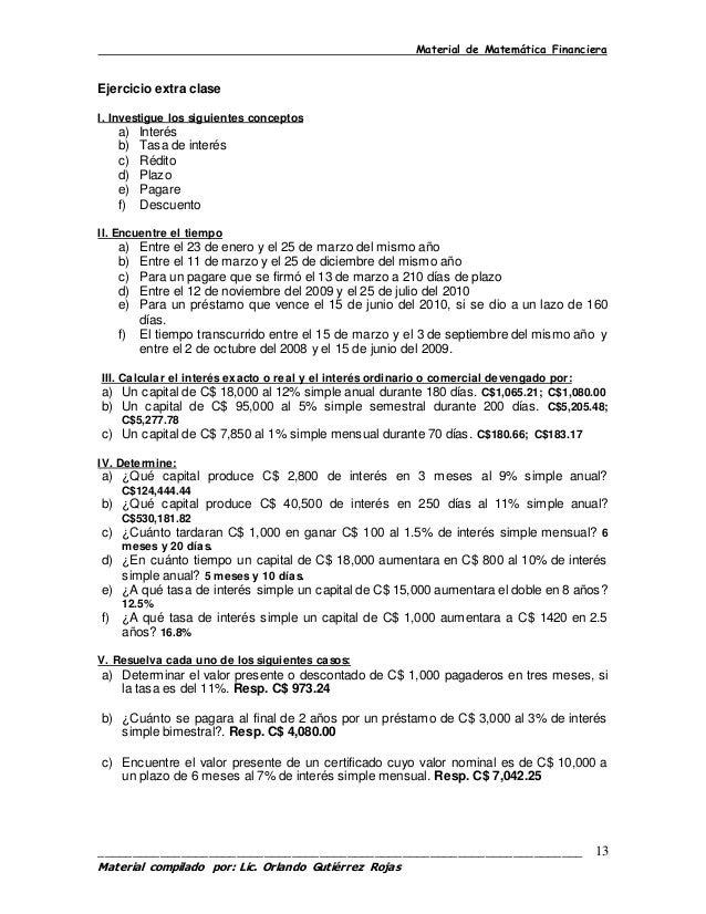 Como Calcular El Interes Anual De Un Prestamo - creditolecti