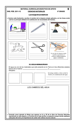 MATERIAL DE REPASO 6° GRADO (ENERO-FEBRERO) | PDF