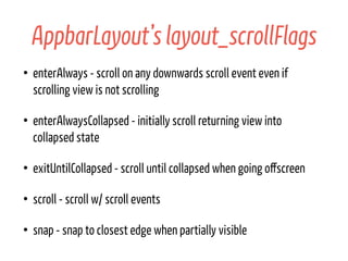 Android Material Design APIs/Tips | PPT