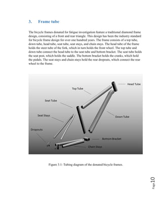 Material, design & analysis of a bicycle frame | PDF
