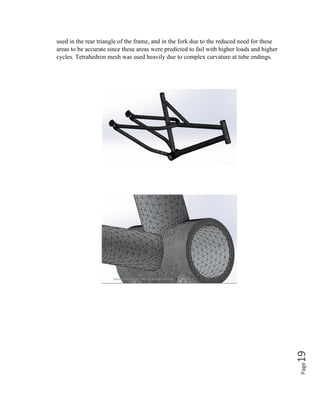 Material, design & analysis of a bicycle frame | PDF