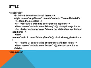 Material Design Android | PPT