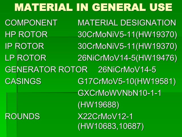 MATERIAL DESIGNATION SYSTEM.ppt | Chemistry | Science