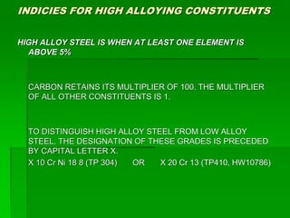 MATERIAL DESIGNATION SYSTEM.ppt | Chemistry | Science