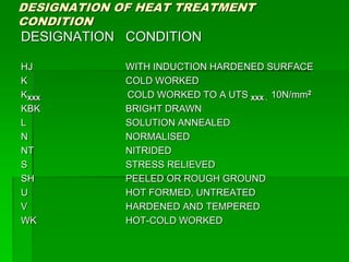 MATERIAL DESIGNATION SYSTEM.ppt | Chemistry | Science
