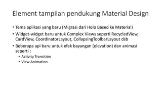 Material design for android (Diggest) | PPT