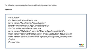 Material design for android | PPTX