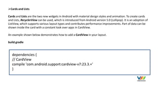Material design for android | PPTX
