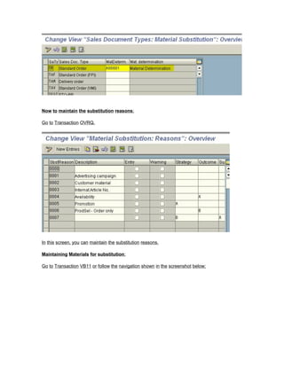 Material determination | DOC