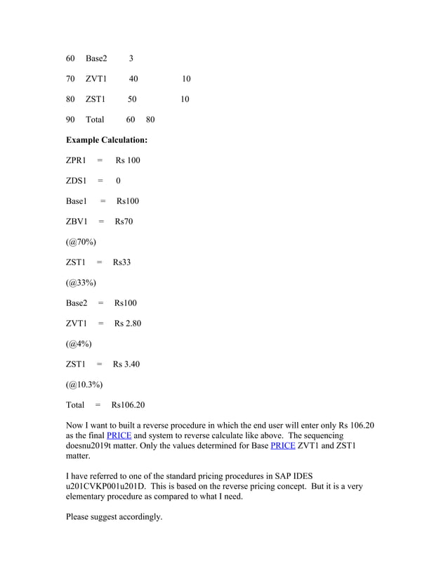Material determination | DOC