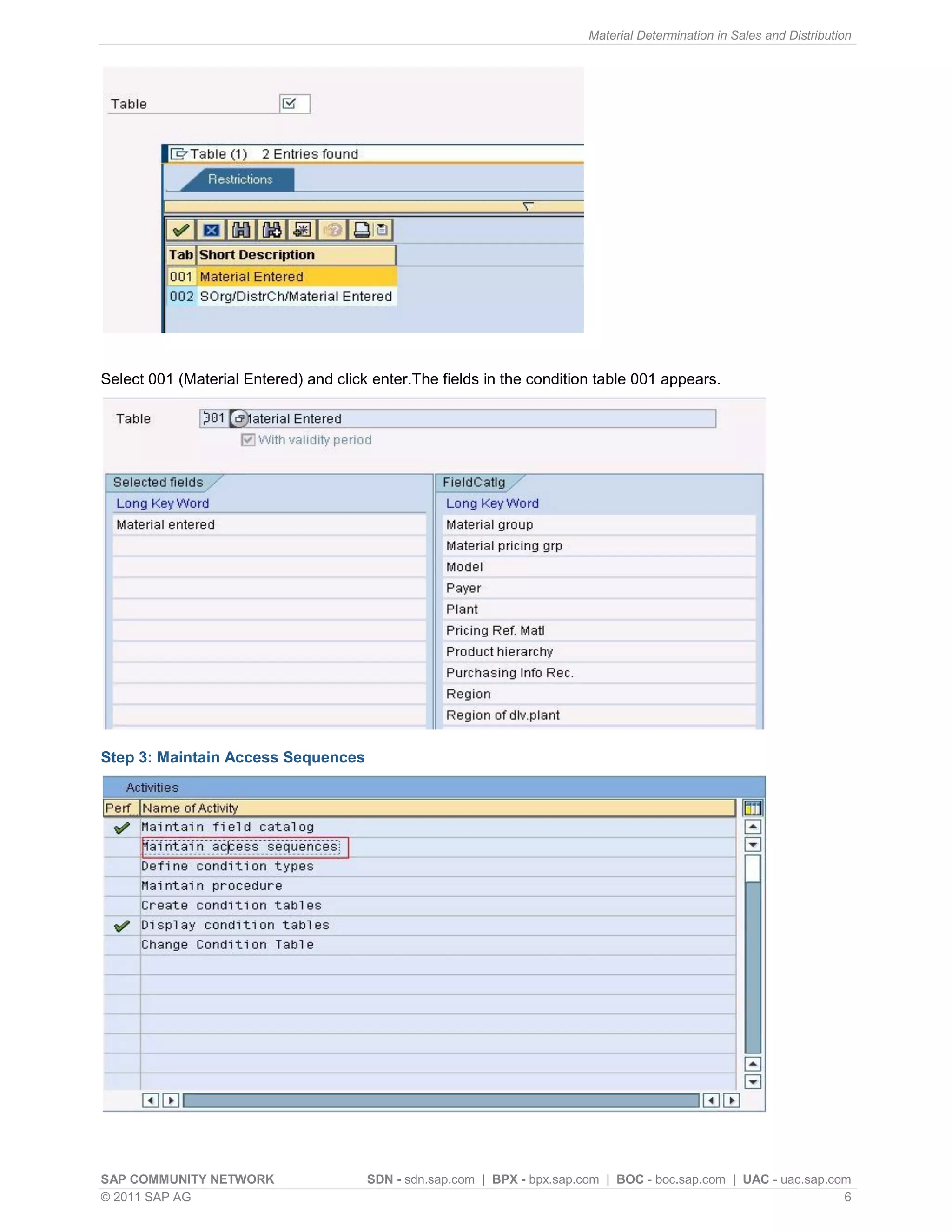Material determination in sales and distribution | PDF