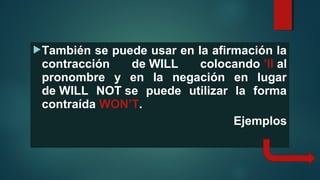 Material didactico futuro will | PPT