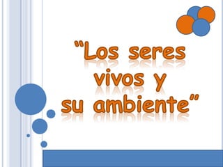 Material educativo de los seres vivos | PPTX