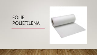 Materiale plastice | PPT