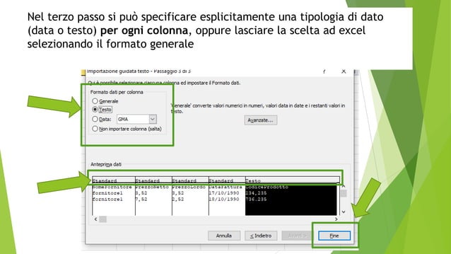 Tabelle pivot e import dati su Microsoft Excel | PPTX | Databases | Computer Software and ...