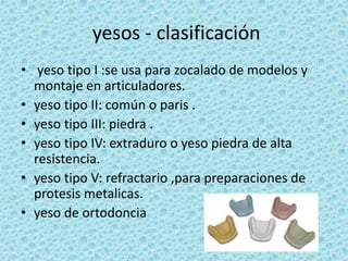 Clasificacion de los Materiales de Impresion Dental | PPTX