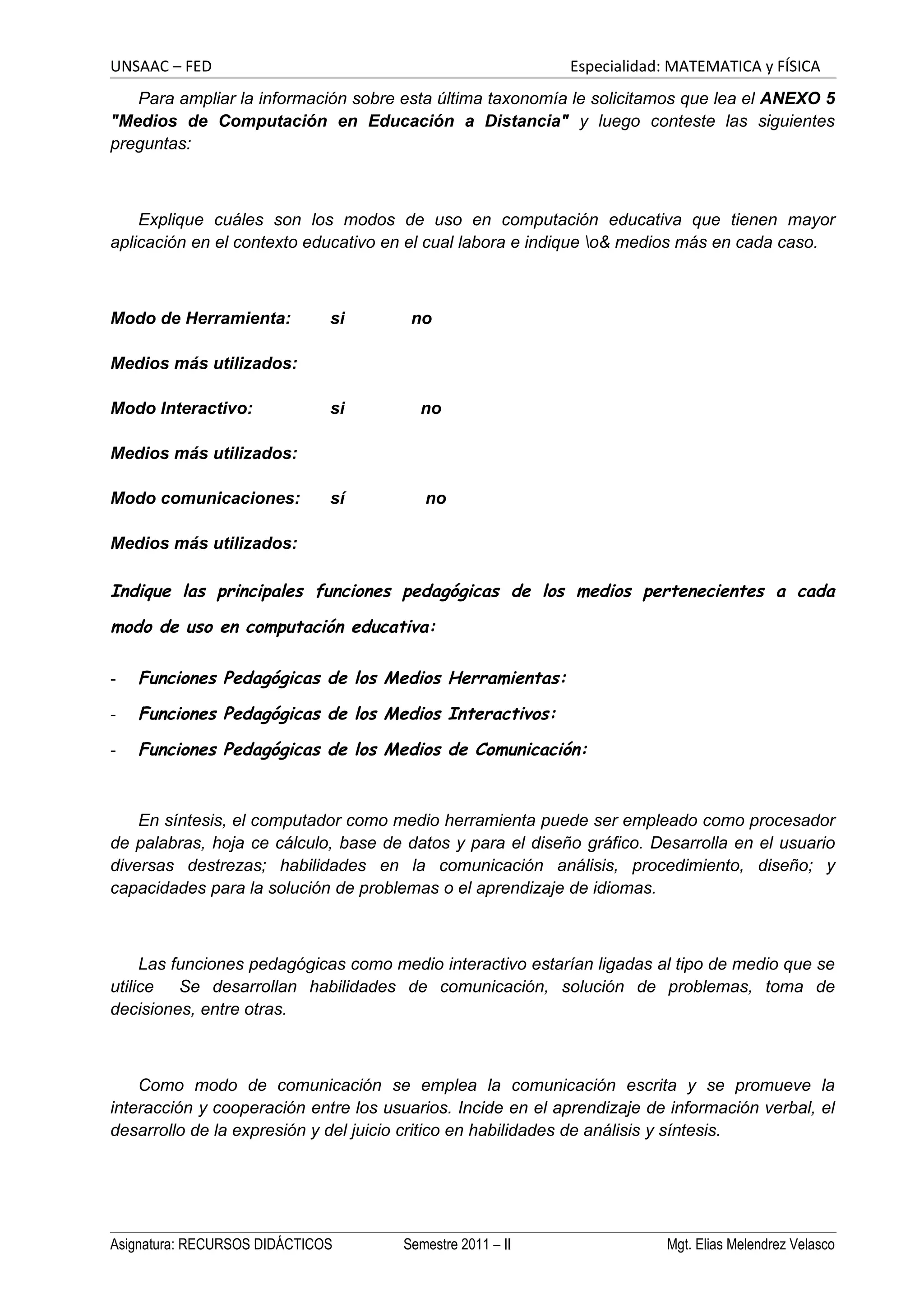 Materiales autoinstructivos | PDF