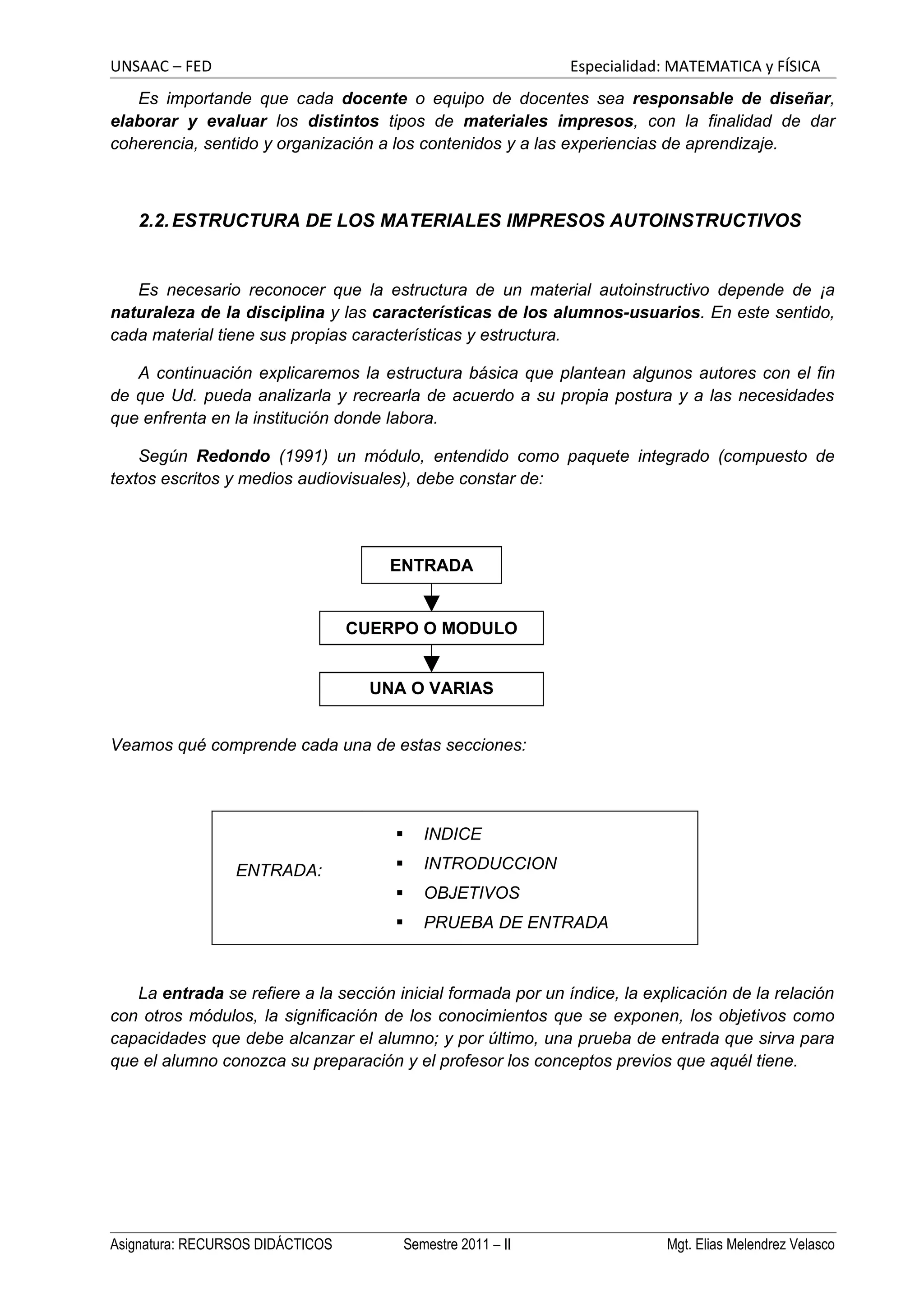 Materiales autoinstructivos | PDF