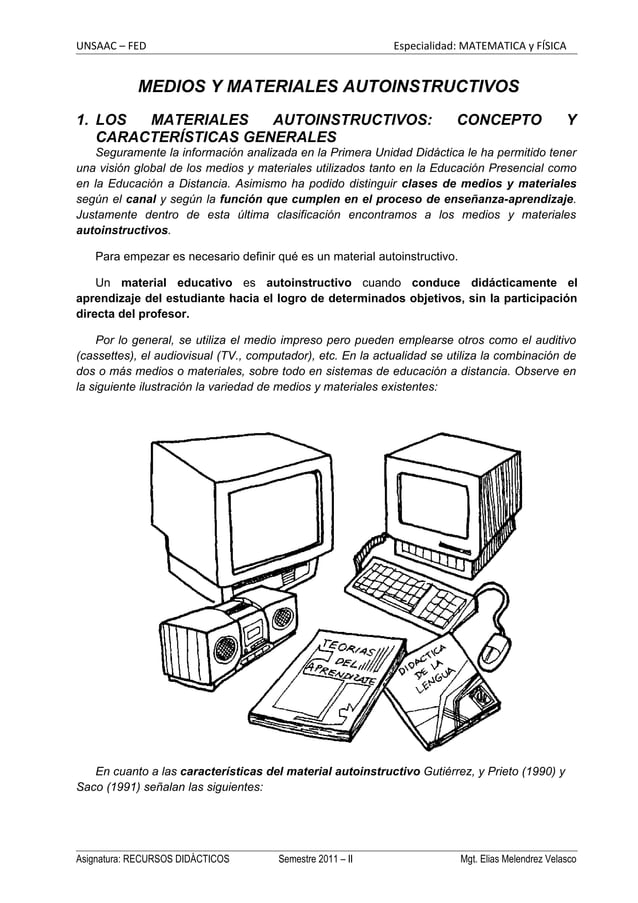 Materiales autoinstructivos | DOC