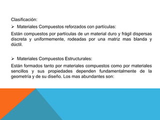 Materiales compuestos | PPTX