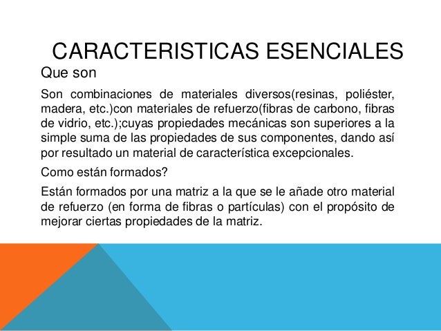 Clasificacion De Los Materiales Compuestos - slingo