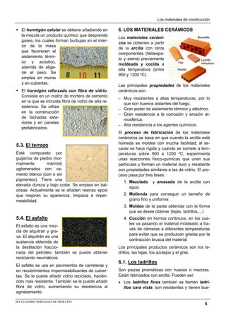 Materiales de construccion_apuntes_y_actividades | PDF