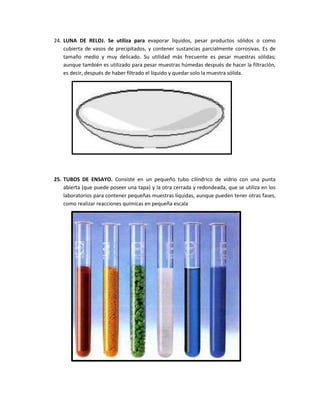 Materiales de laboratorio | DOCX