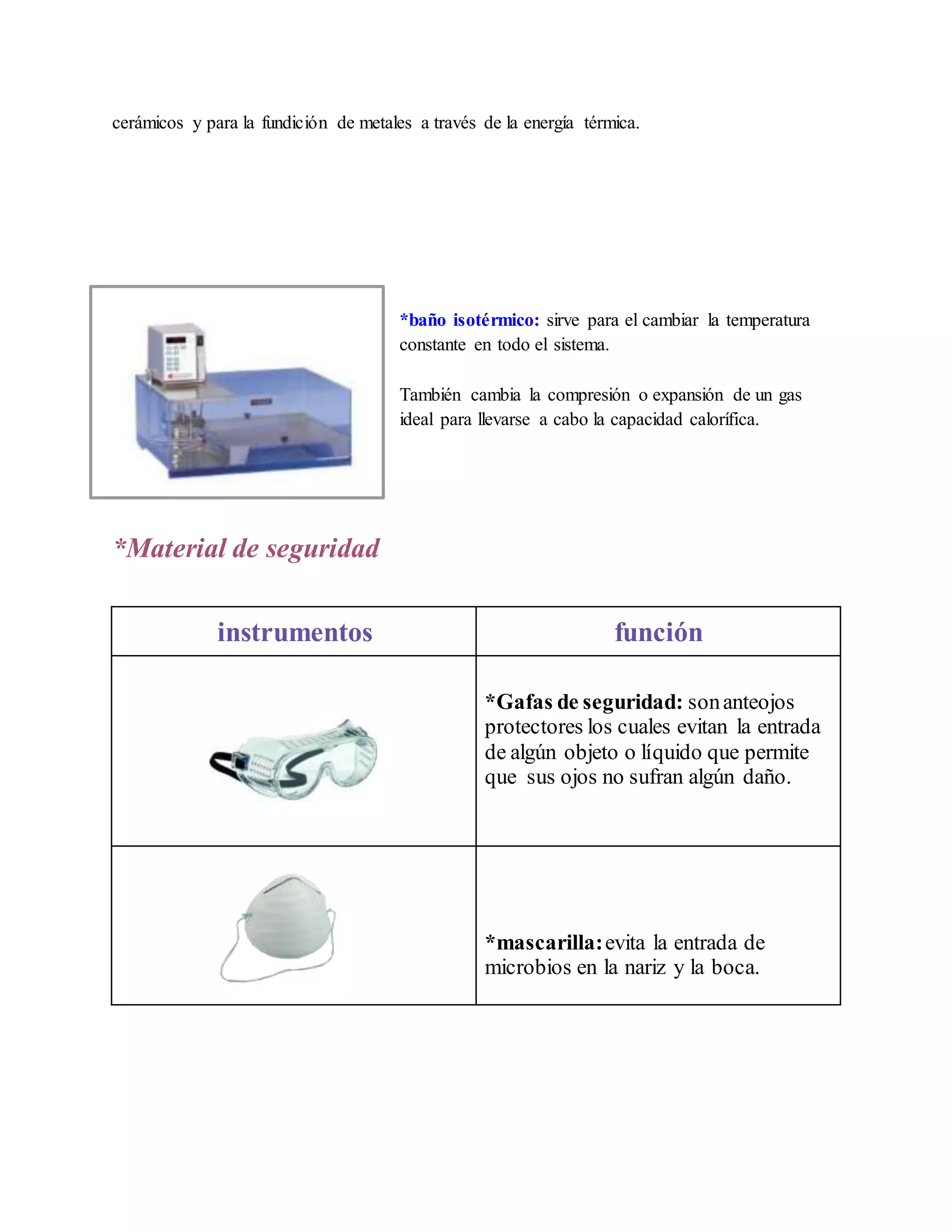 Materiales de laboratorio | PDF