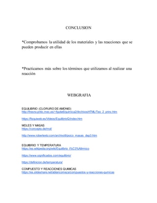 Materiales de laboratorio | DOCX