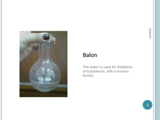 Materiales del laboratorio. | PPT