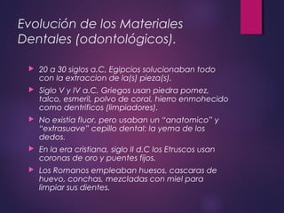 Materiales dentales | PPT