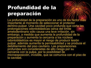 Materiales De Proteccion Del Complejo Dentino Pulpar | PPT