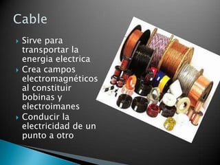 Materiales electricos | PPTX