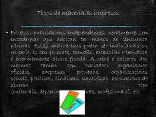 Materiales impresos | PPT