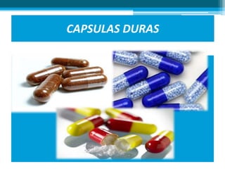 Materiales innovadores para la realización de capsulas | PPTX