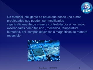 Materiales inteligentes | PPTX