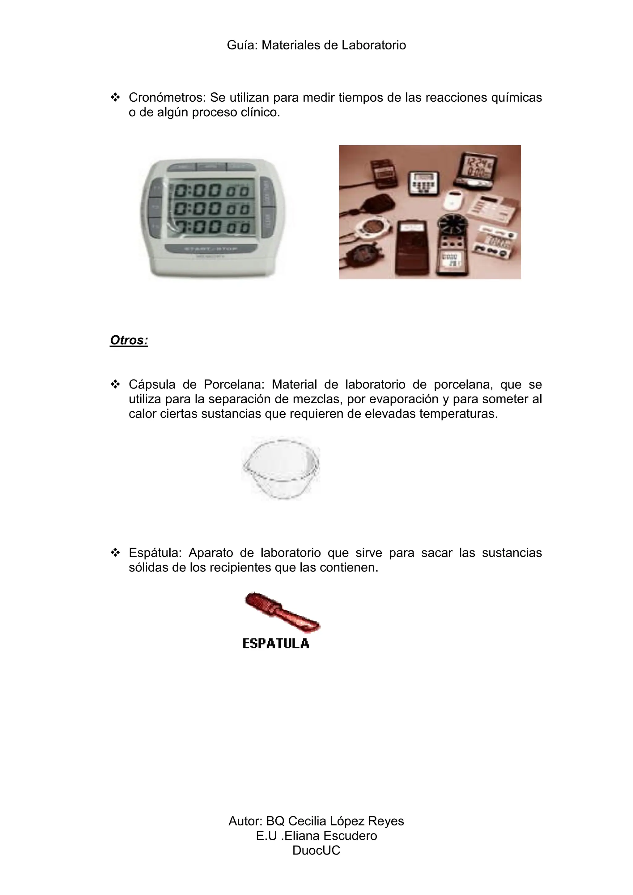 GUIA MATERIALES DE LABORATORIA CLINICO GOO | PDF